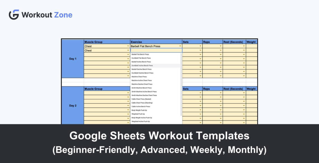 GF Workout Zone | Workout Templates, Routines, and Exercises